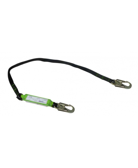 6ft Web lanyard with shock absorber and locking snap hook