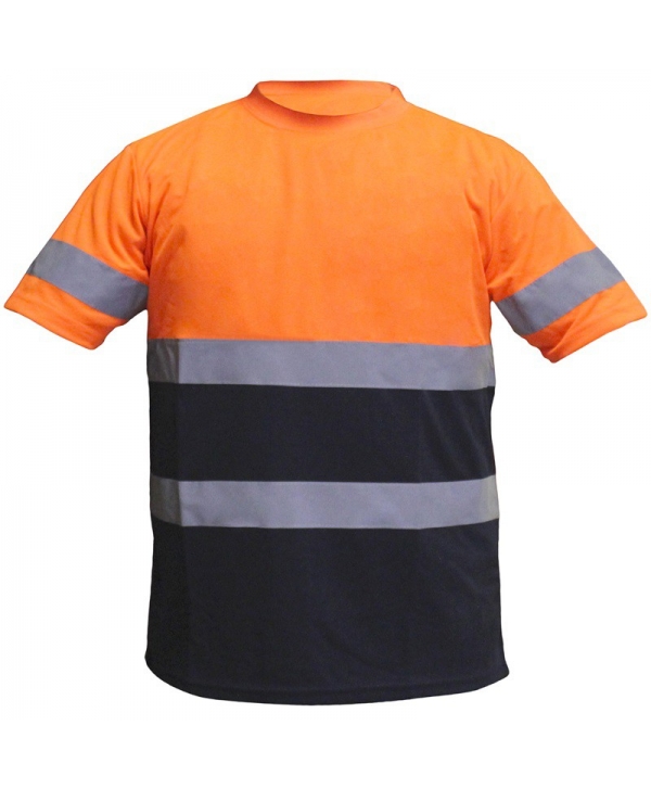 Suéter manga corta con cintas reflectivas tela "Dri-Fit", bicolor Talla ...