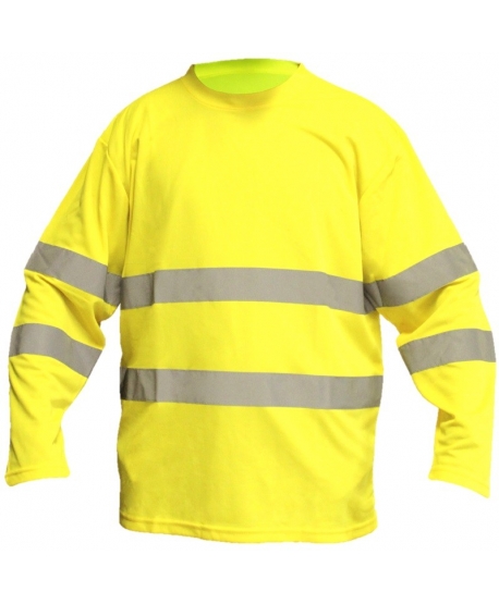 Suéter manga larga con cintas reflectivas tela "Dry-Fit" Talla S Color ...