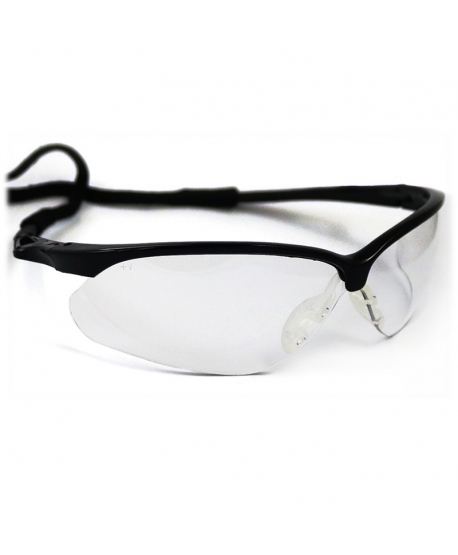 Clear safety glasses with cord, "Vector" series