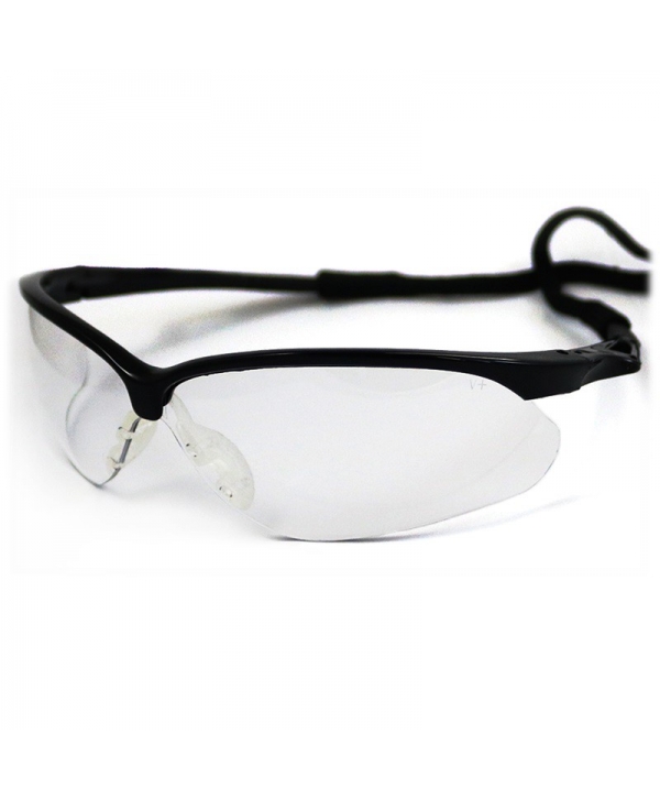 Clear safety glasses with cord, "Vector" series