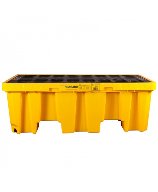 Spill containment pallet load capacity 4 tanks of 55 gal