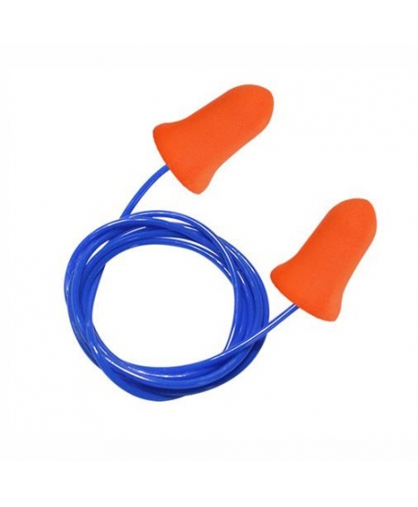 Disposable corded ear plugs, (NRR 32 dB)